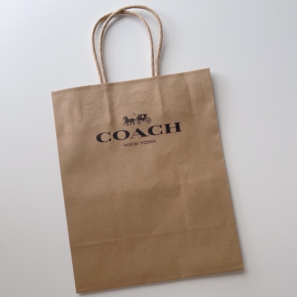 Coach | Bags | Coach Shopping Paper Bags | Poshmark